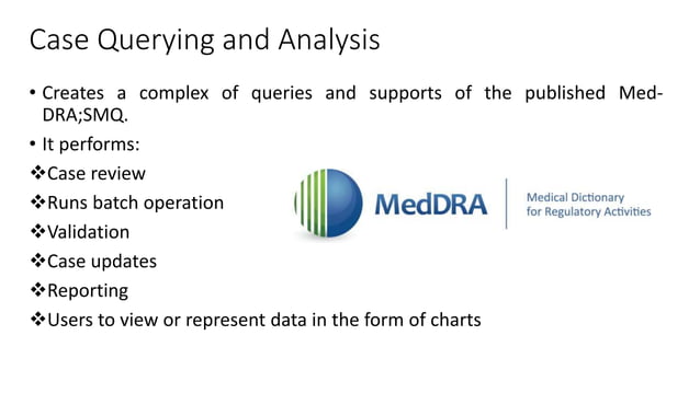 PPT on Vigiflow, Argus-G and Aris For ADR Reporting | PPTX | Databases ...