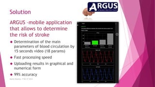 Telemedicine system Argus | PPTX