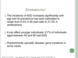 Argyrophilic Grain Disease.pptx