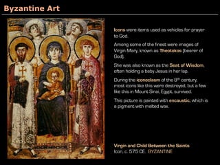 Virgin (theotokos) And Child Between Saints Theodore And George