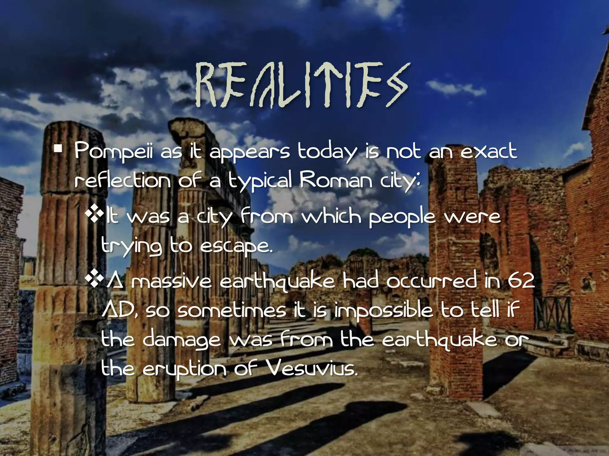 Arh1000 roman time capsule pompeii & herculaneum | PDF