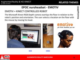 Augmented Reality - HCI & kinect | PPTX