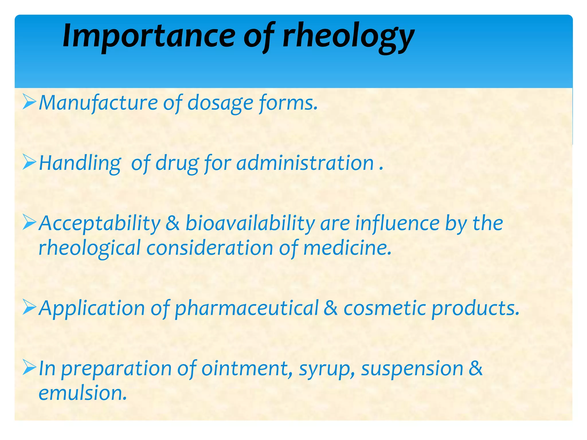 A rheology ppt | PPTX