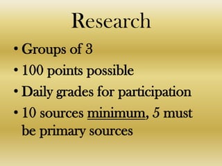 Ar history project ppt | PPTX