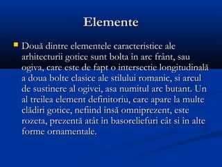 Arhitectura gotica | PPT