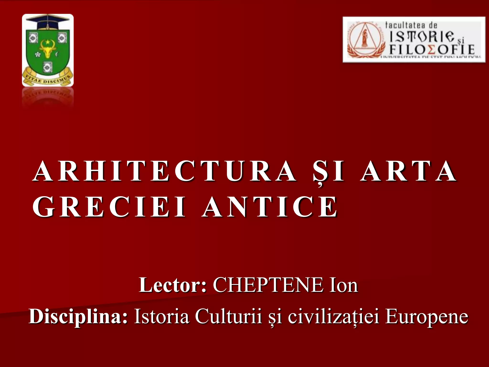 Arhitectura și arta greciei antice | PPT