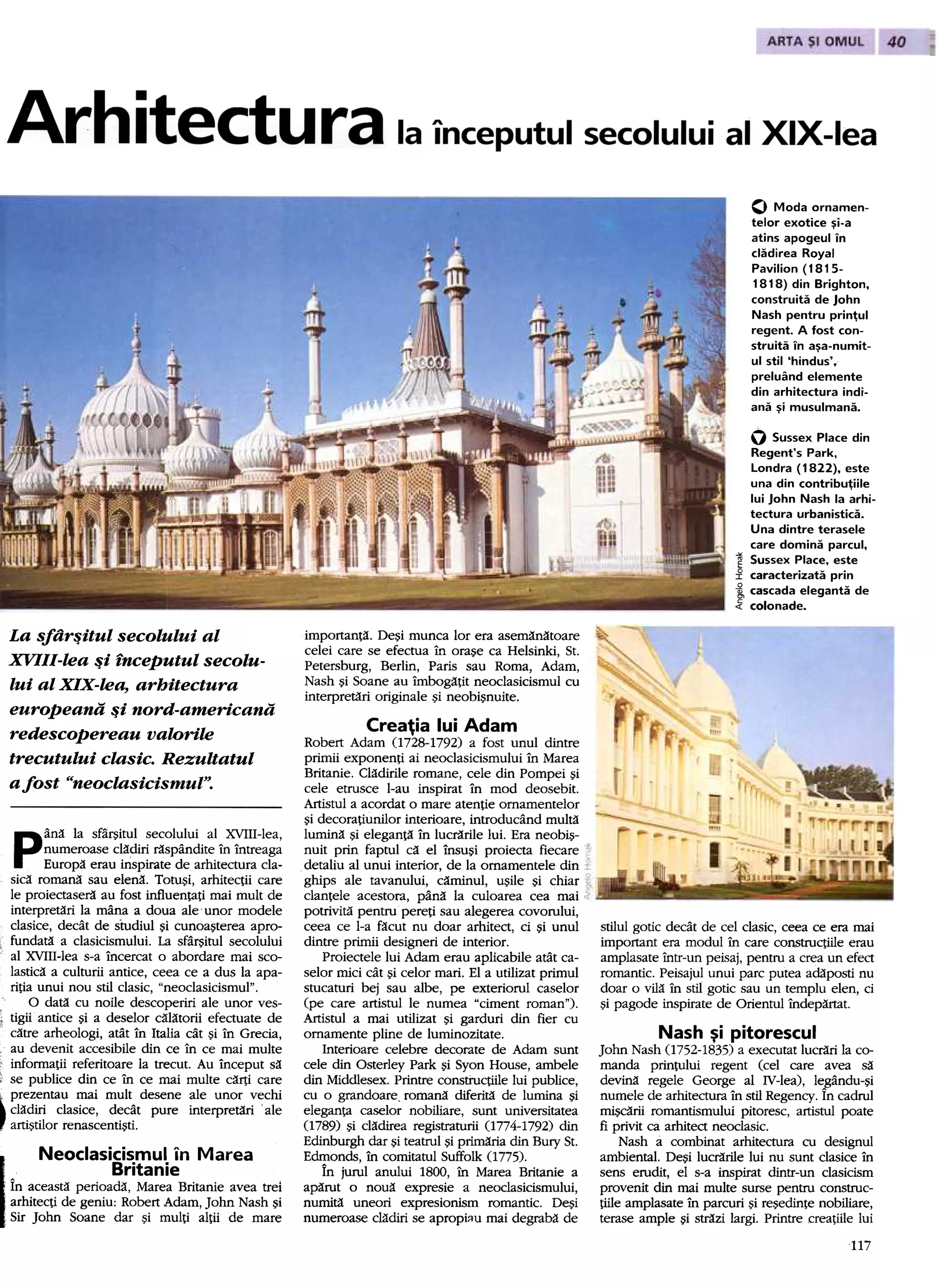 Arhitectura la inceputul sec. al xix lea | PDF