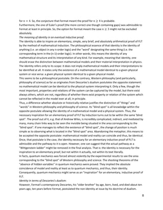 FERMAT’S LAST THEOREM PROVED BY INDUCTION (accompanied by a philosophical comment) | PDF