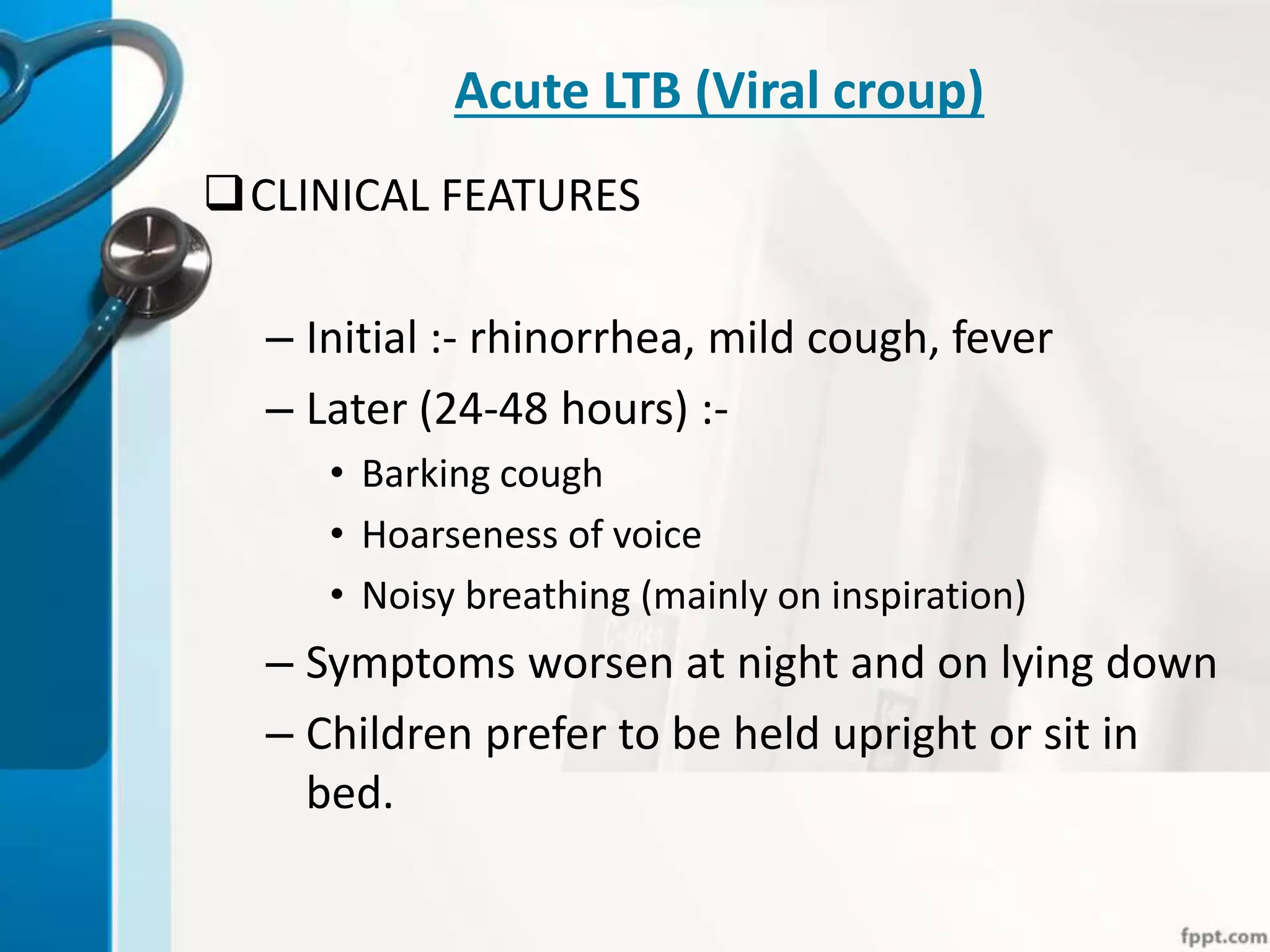 Acute respiratory infection (ARI) | PPTX