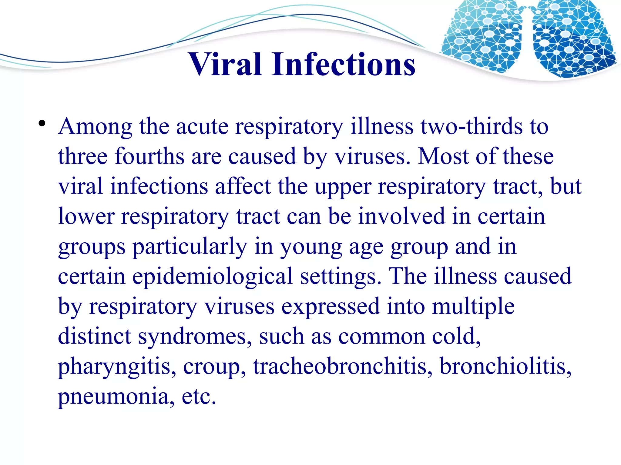 Acute respiratory infection (ARI) | ODP