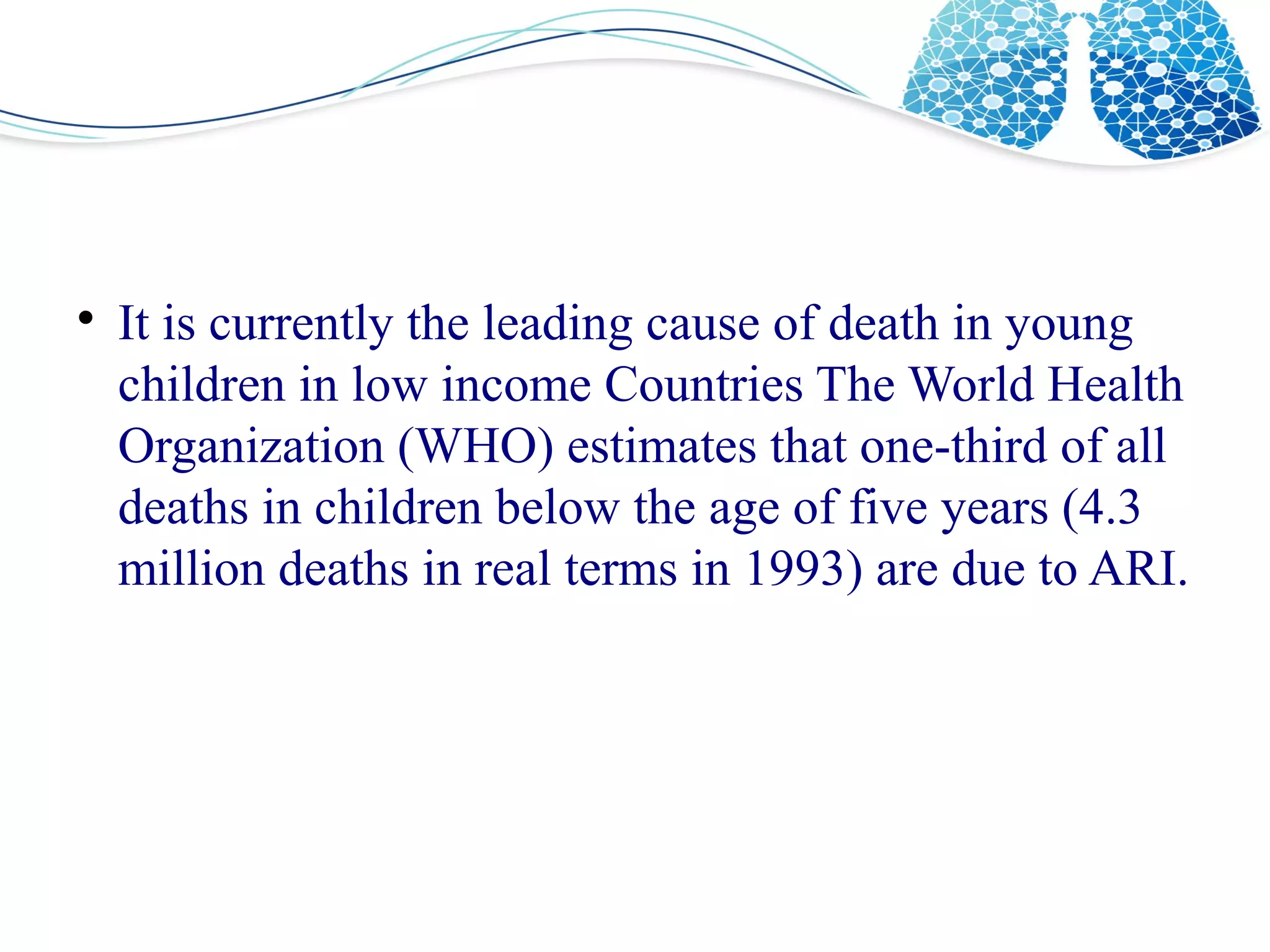 Acute respiratory infection (ARI) | ODP