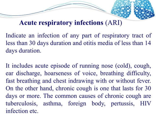 Acute respiratory infection (ARI) | ODP