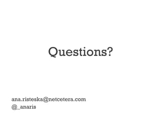 Designing for Mobile: User-centering; How-tos; Trends | PPT