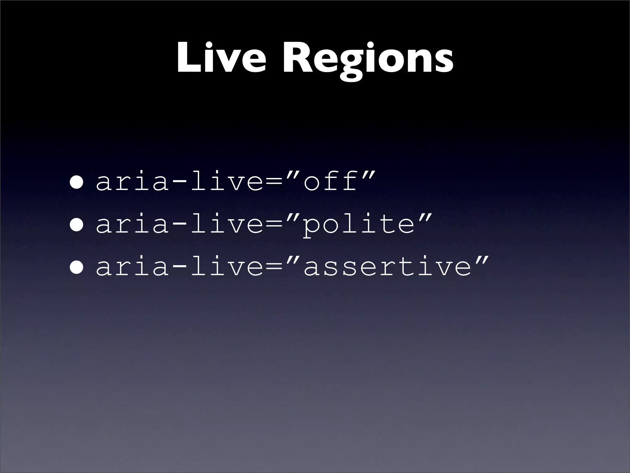 Implementing ARIA for Real World Accessibility | PDF