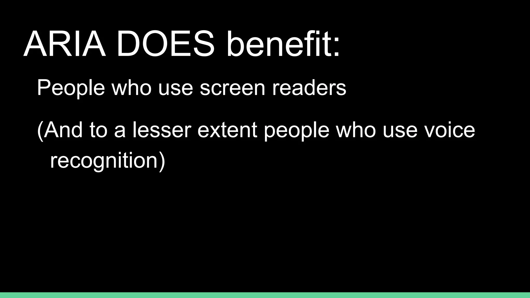 ARIA and JavaScript Accessibility | PPT