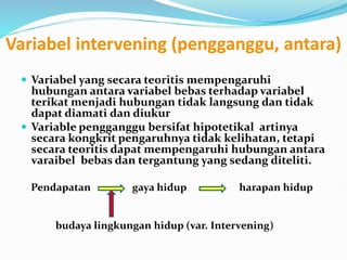 VARIABEL PENELITIAN - Metode Penelitian Sosial.pptx