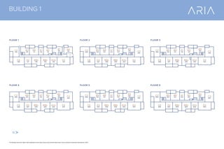 ARIA Building 1 Floor Plan Package September 2024 | PDF