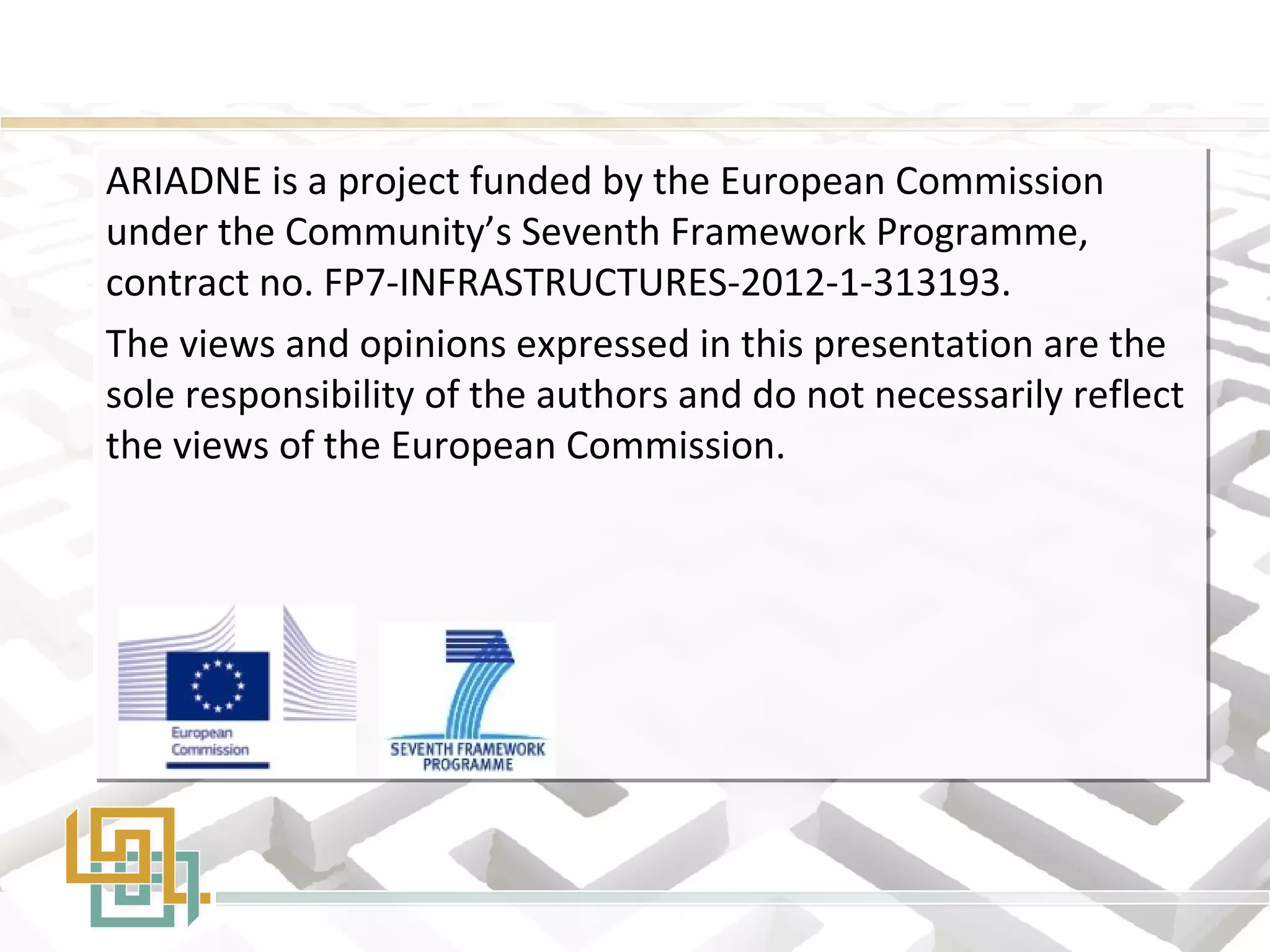 Ariadne introduction | PPT