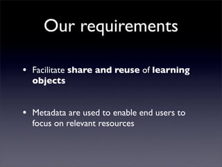 ARIADNE LOM Application Profile | PDF | Databases | Computer Software and Applications