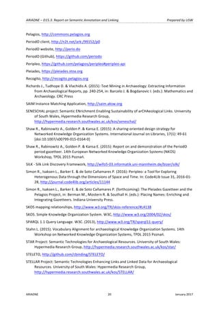 Ariadne: Semantic Annotation and Linking | PDF