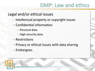 Data management planning – what it is and how to do it | PDF