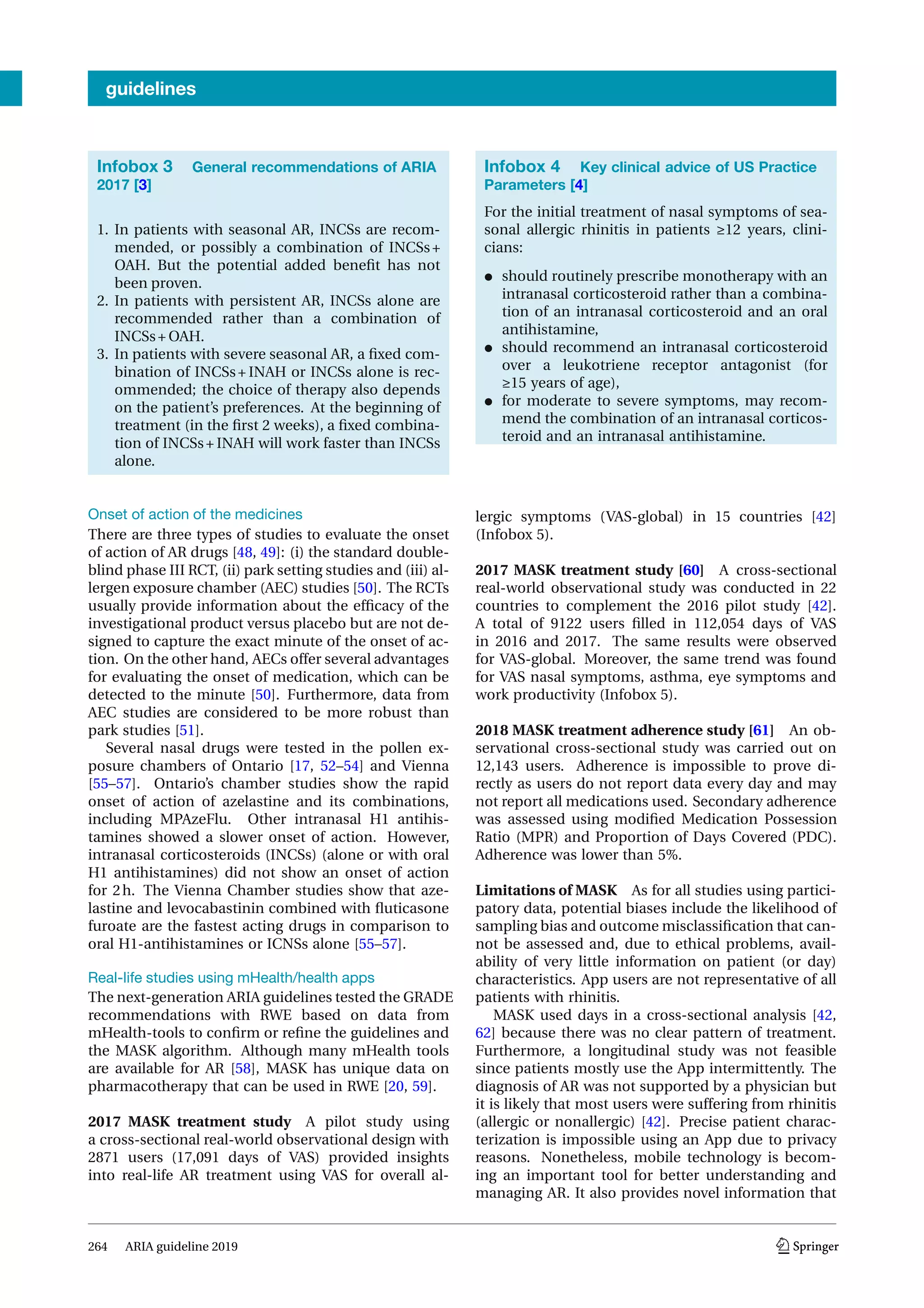 Aria guideline 2019 | PDF