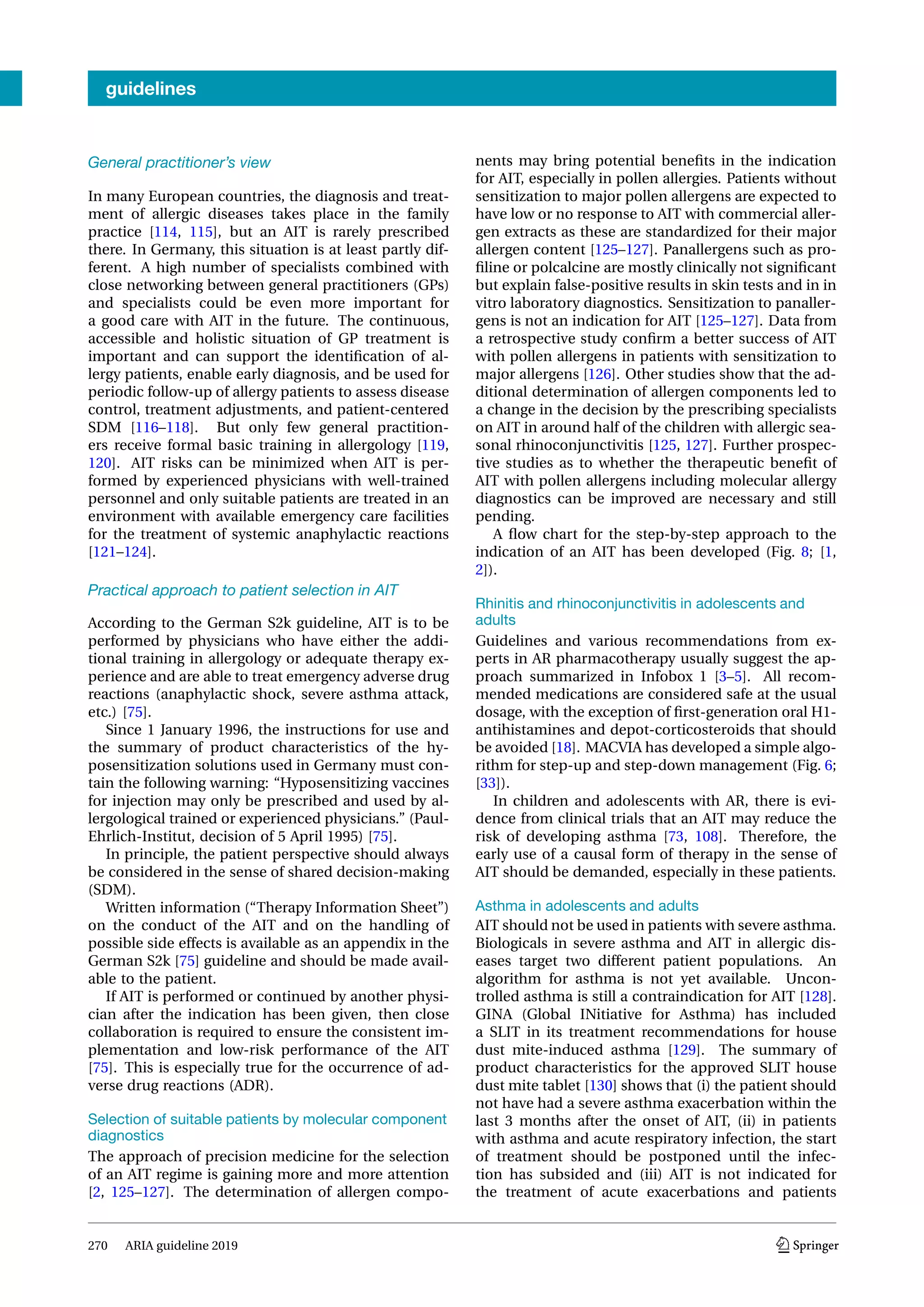 Aria guideline 2019 | PDF