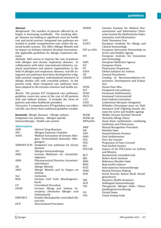 Aria guideline 2019 | PDF