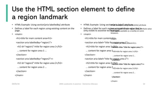 wtf is aria landmarks | PDF