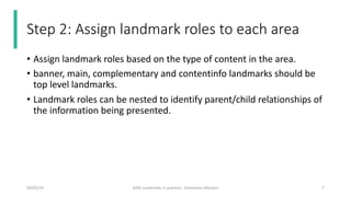 wtf is aria landmarks | PDF