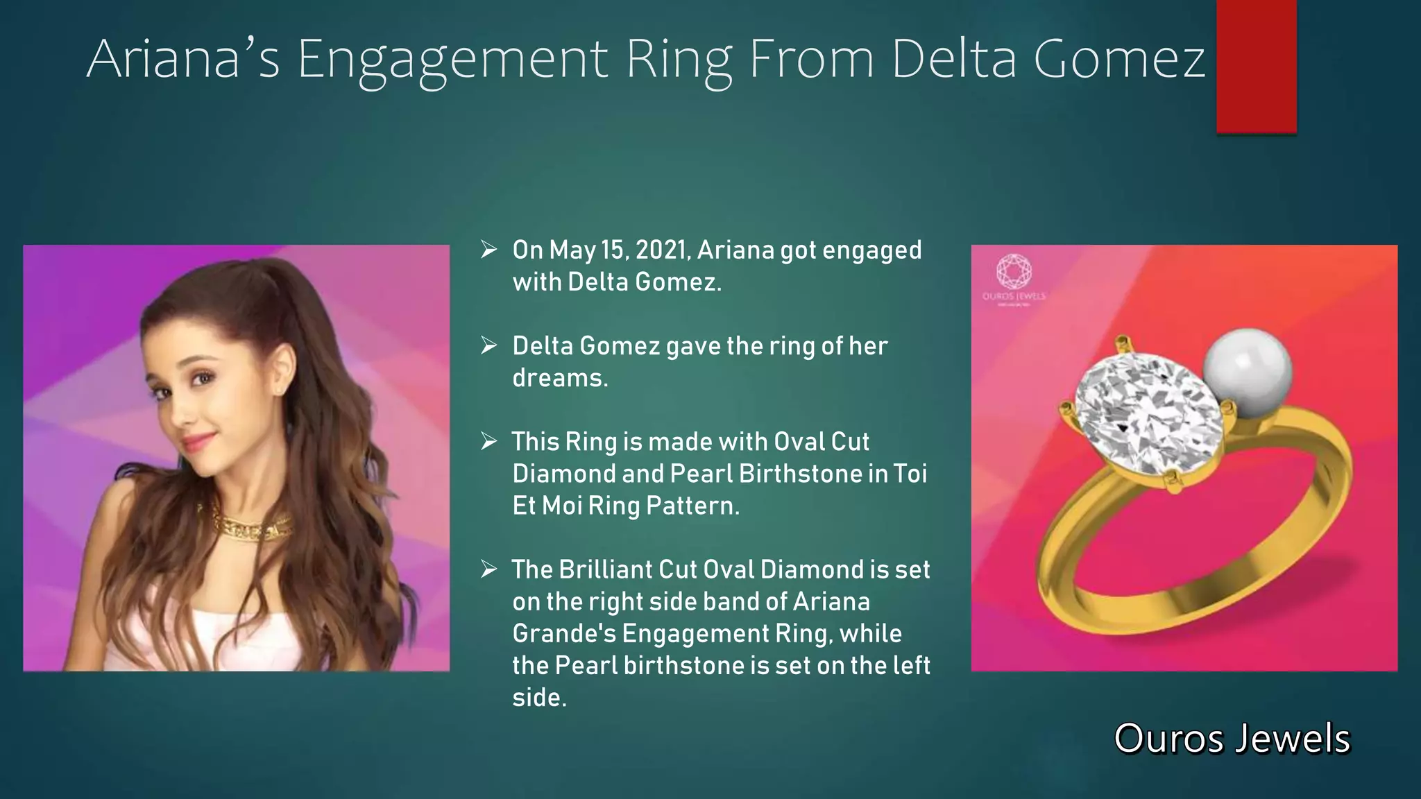 Ariana Grande Engagement Ring | PPT