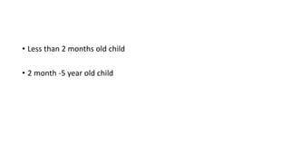 ARI and Pneumomia- diagnosis and management in children less than 5 ...