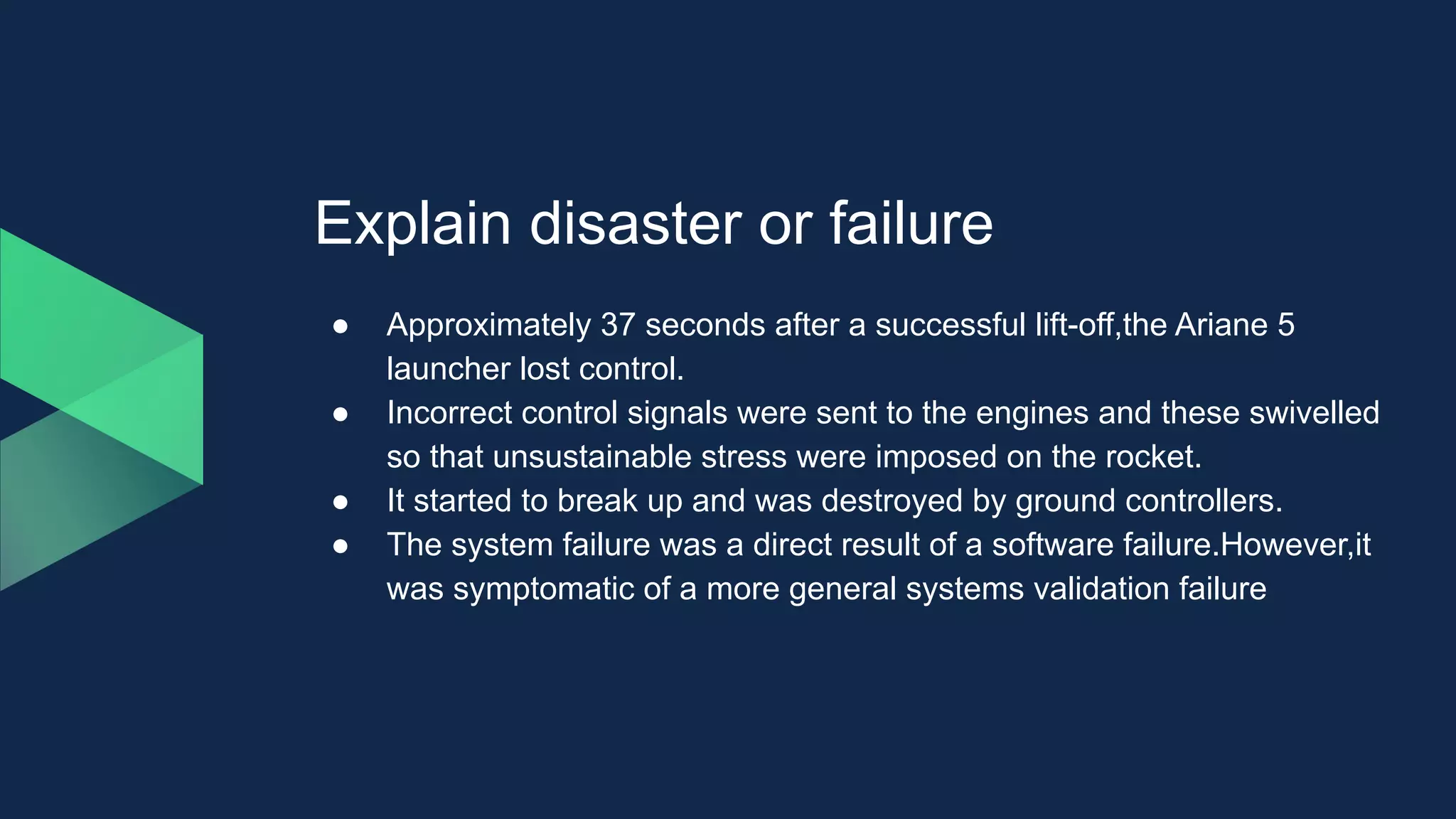 Ariane 5 failure | PDF