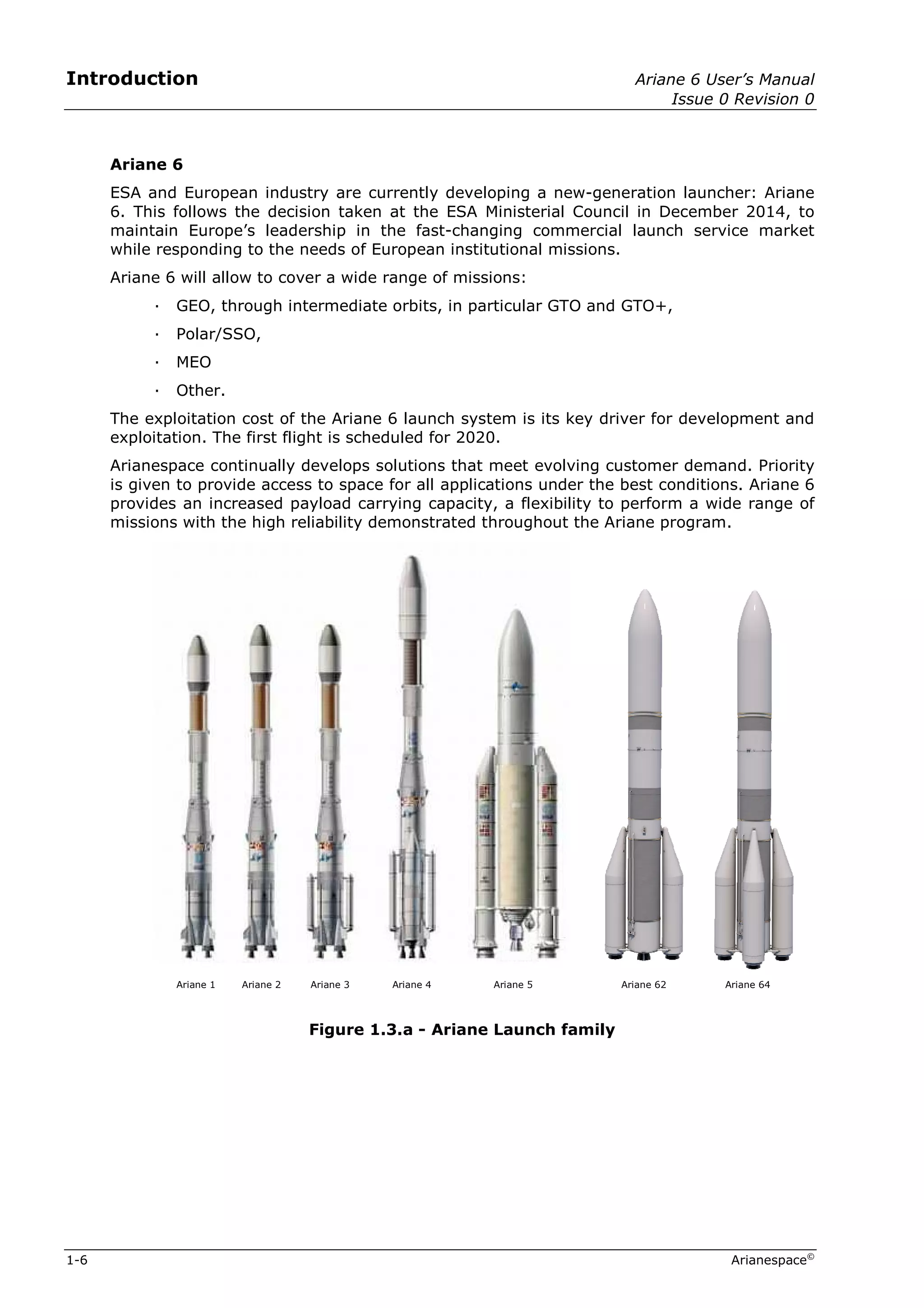 Ariane6 users manual-february2017 | PDF