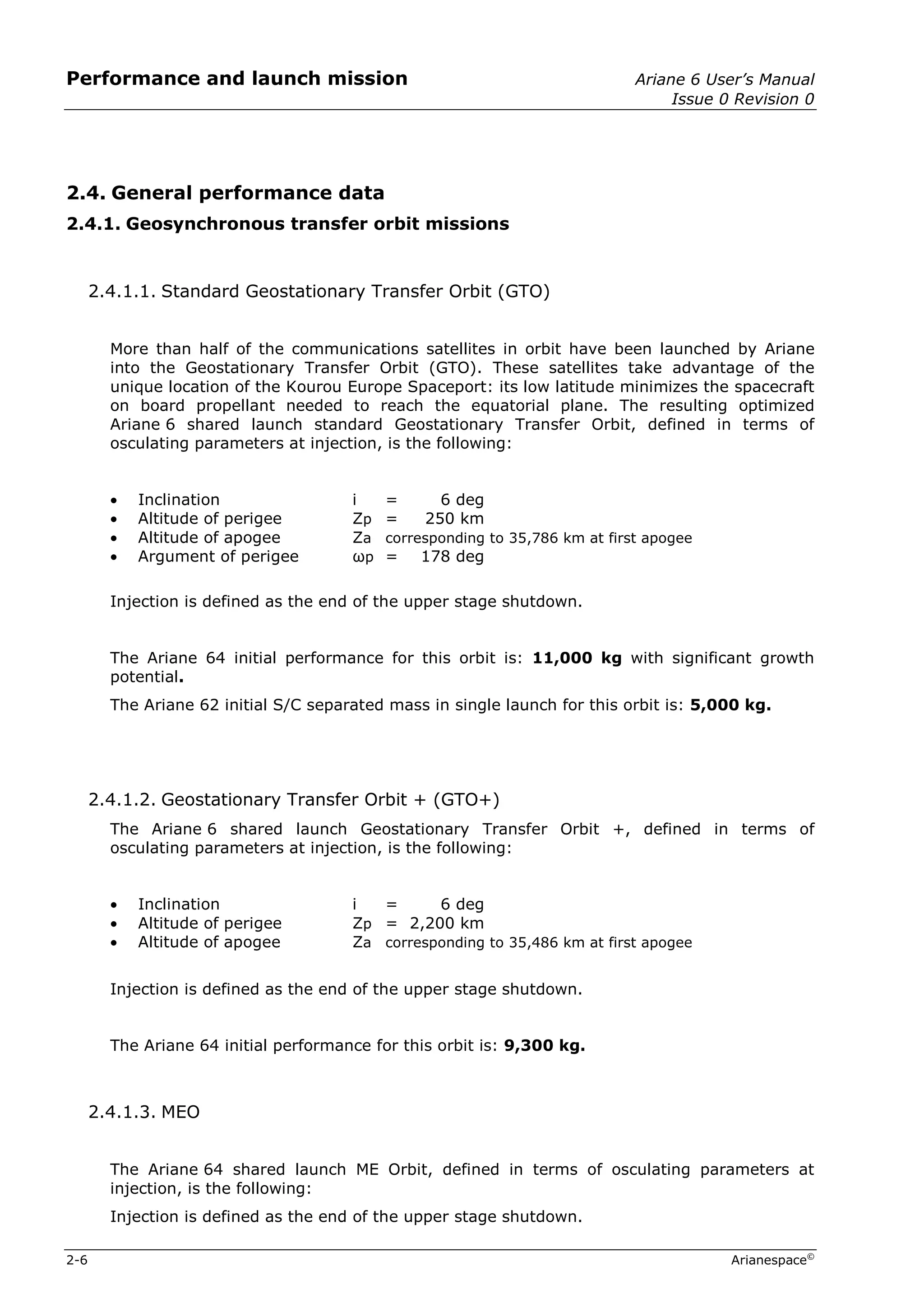 Ariane6 users manual-february2017 | PDF