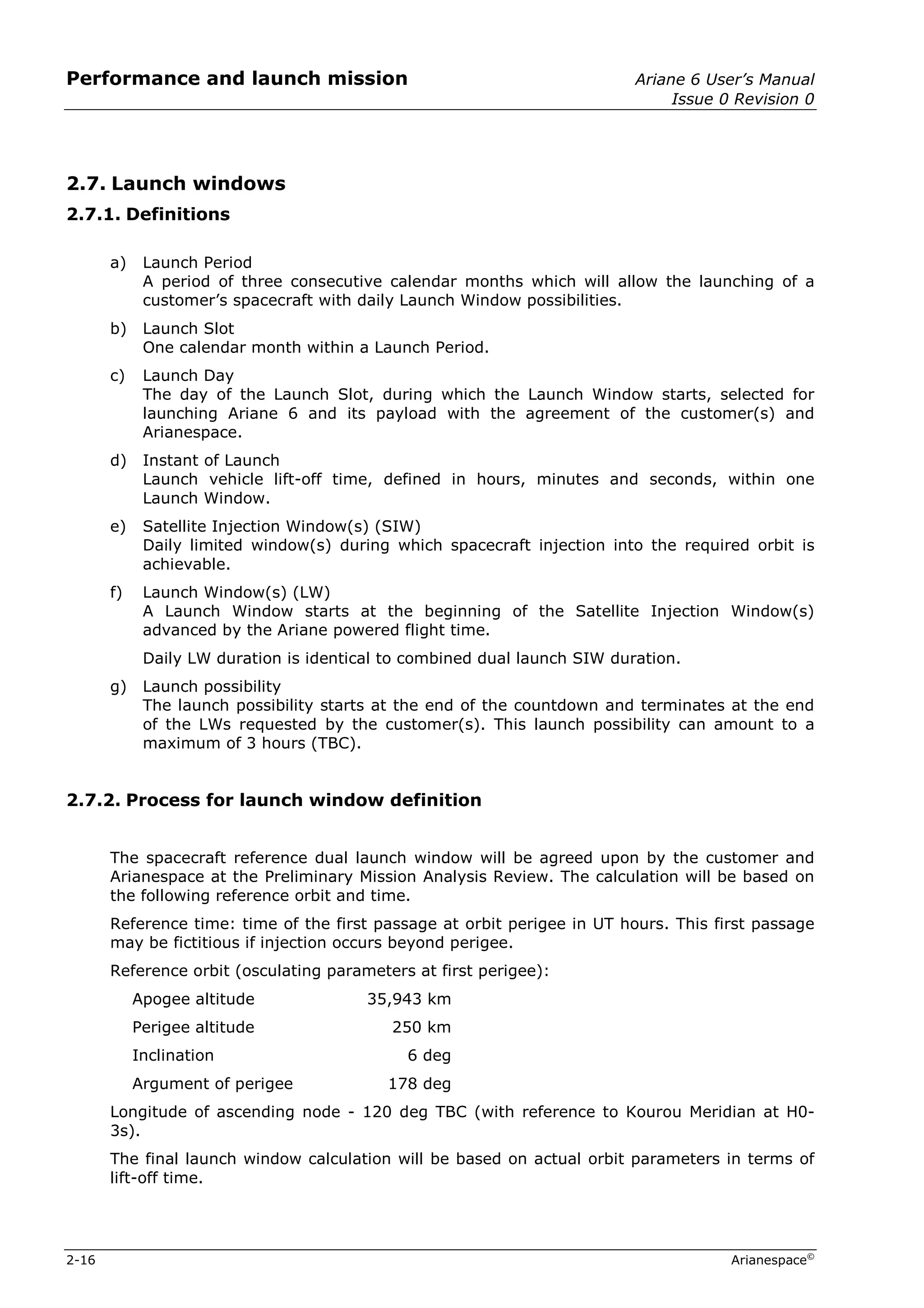 Ariane6 users manual-february2017 | PDF