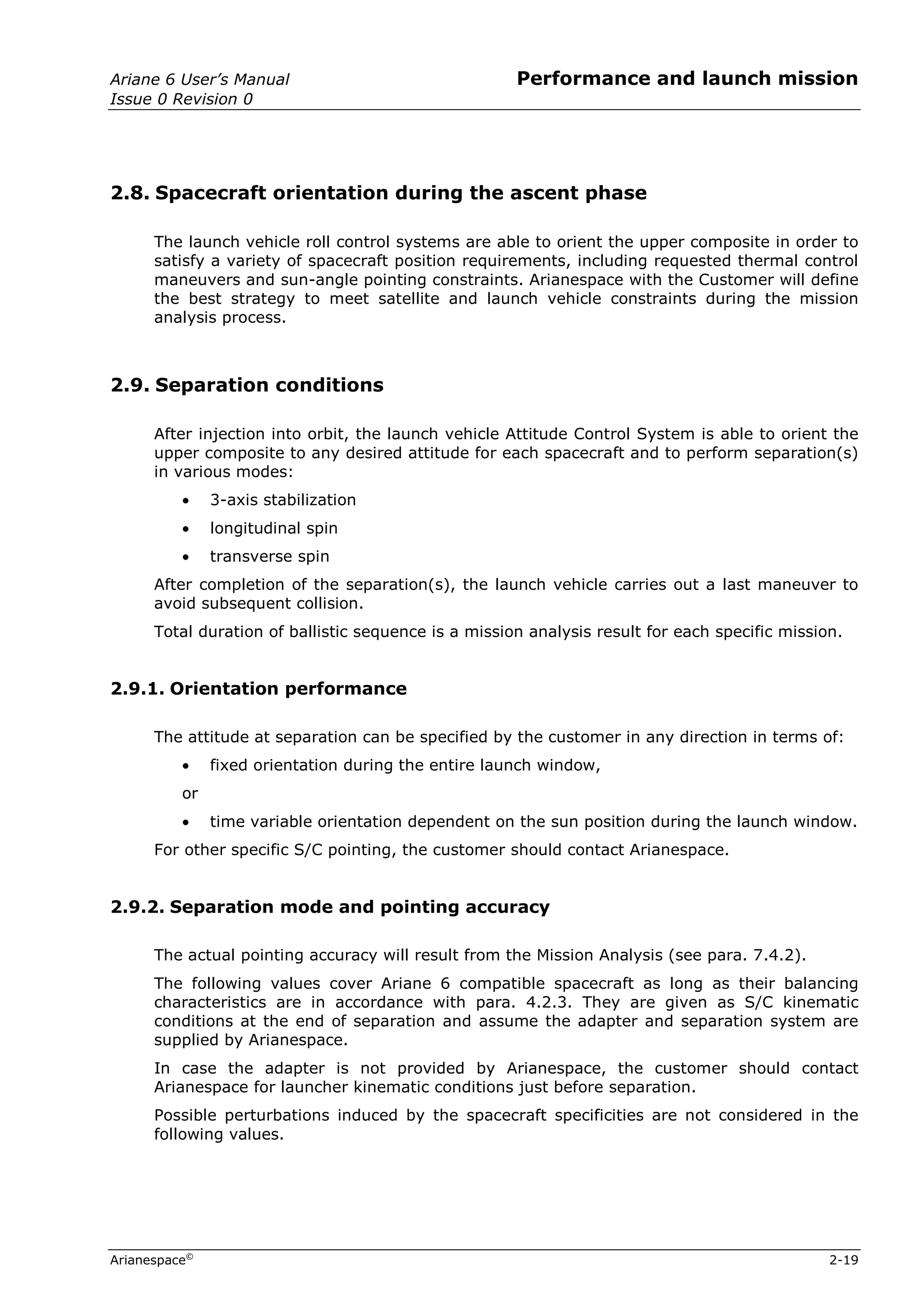 Ariane6 users manual-february2017 | PDF