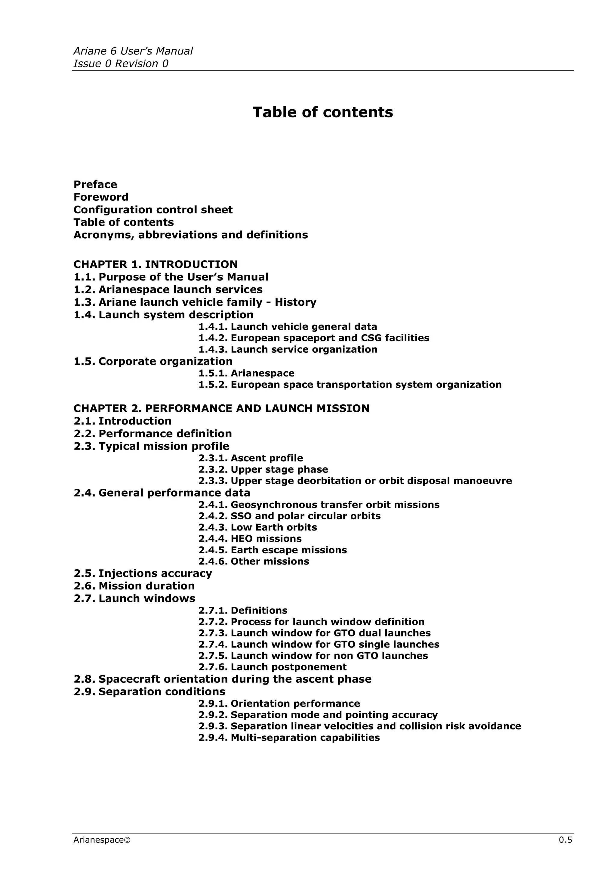 Ariane6 users manual-february2017 | PDF