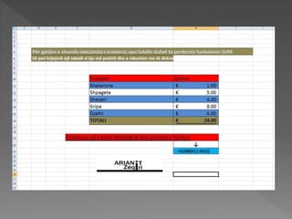 ECDL - EXCEL FUNKSIONE | PPT