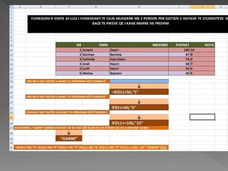 ECDL - EXCEL FUNKSIONE | PPTX