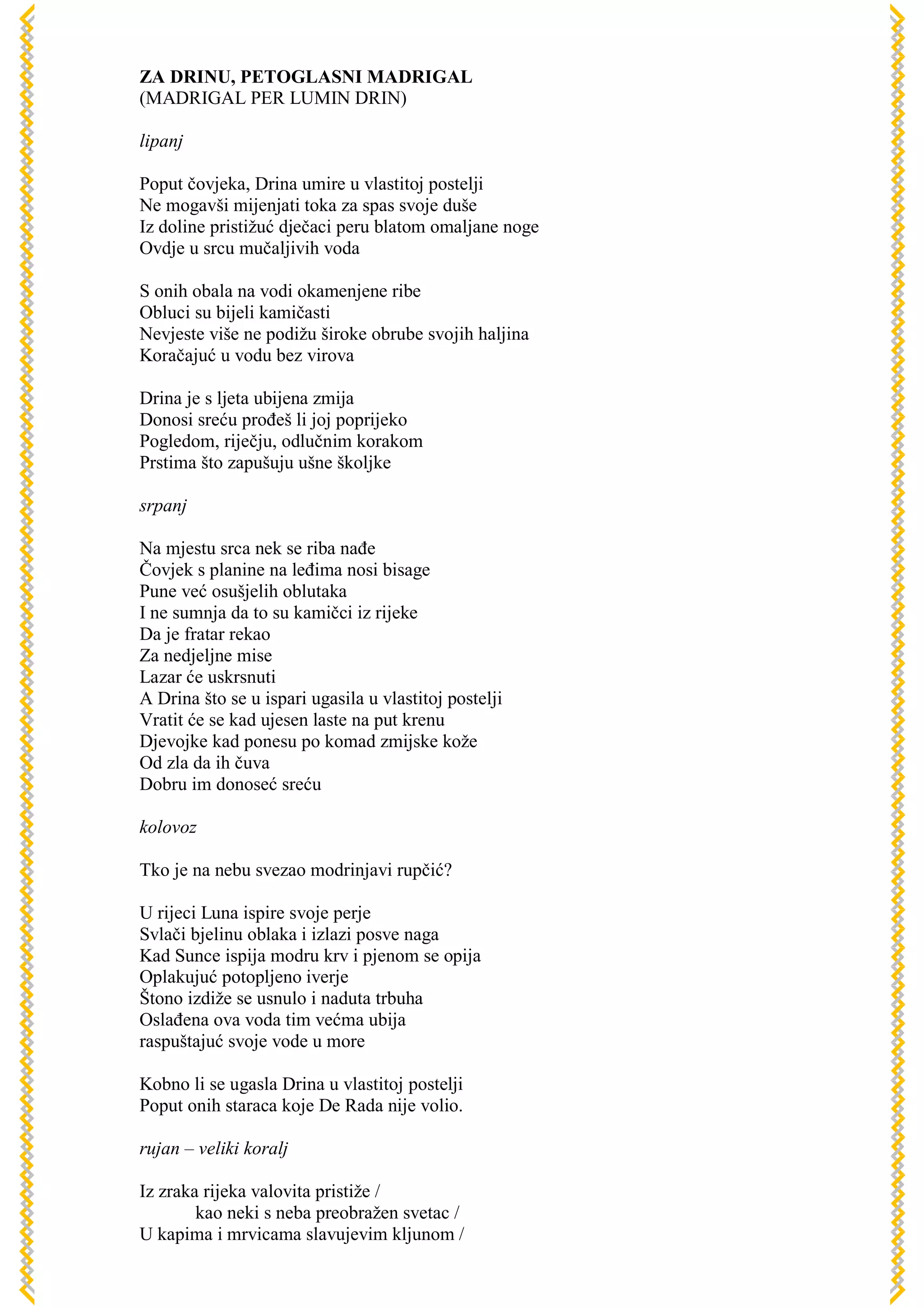 Arian Leka Poems into Croatian | PDF