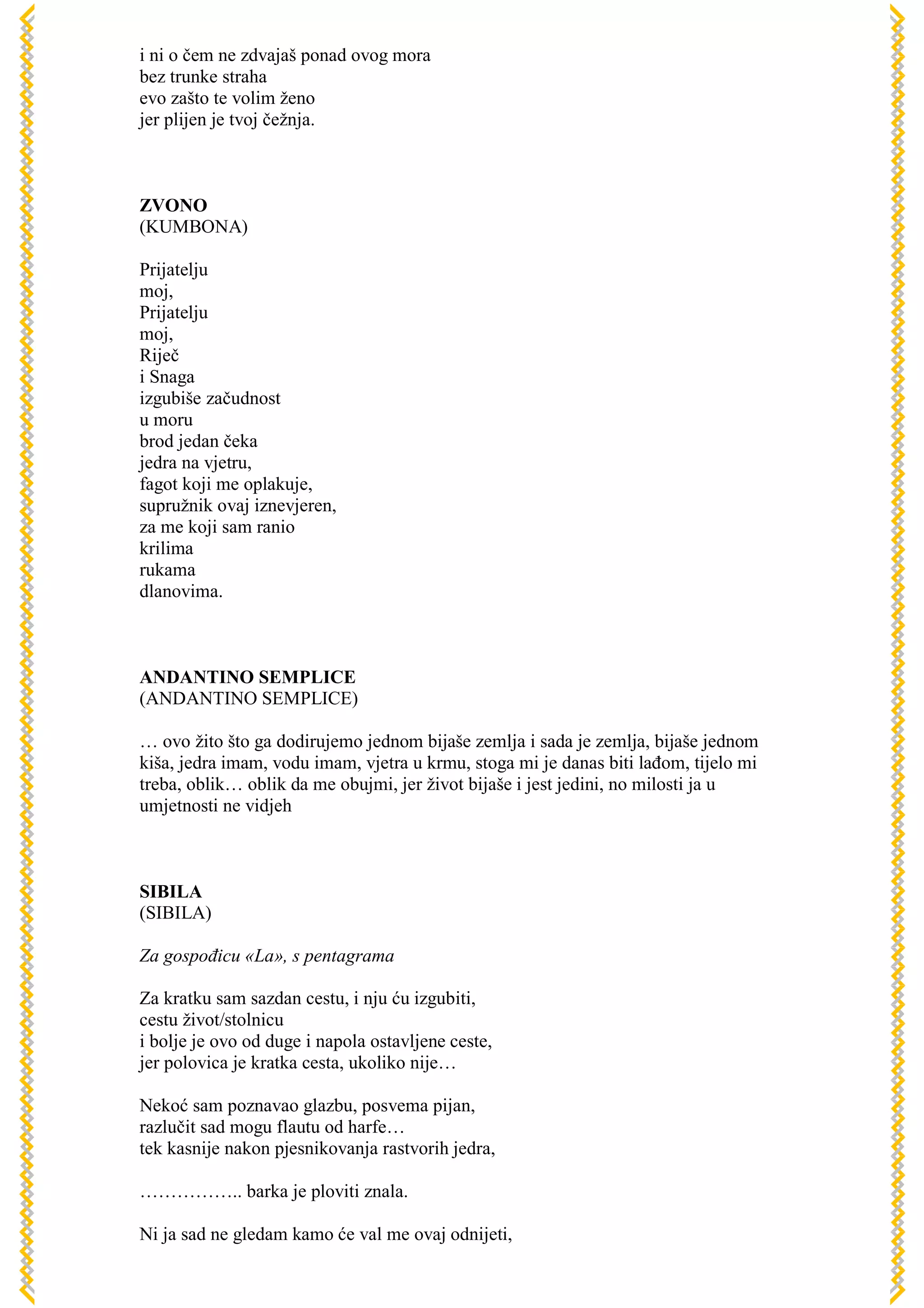 Arian Leka Poems into Croatian | PDF