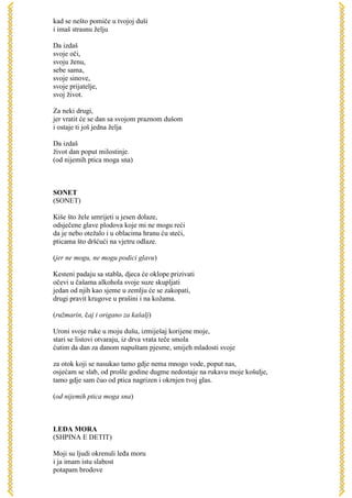 Arian Leka Poems into Croatian | PDF