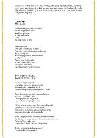 Arian Leka Poems into Croatian | PDF