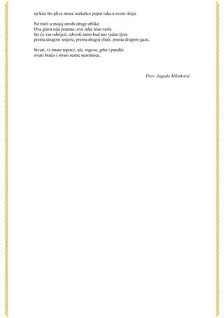 Arian Leka Poems into Croatian | PDF