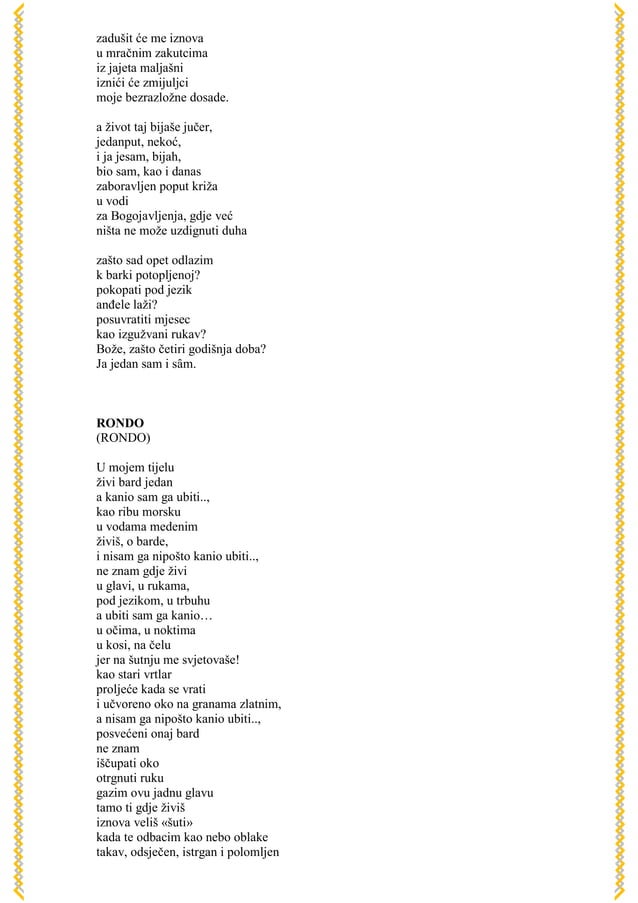 Arian Leka Poems into Croatian | PDF