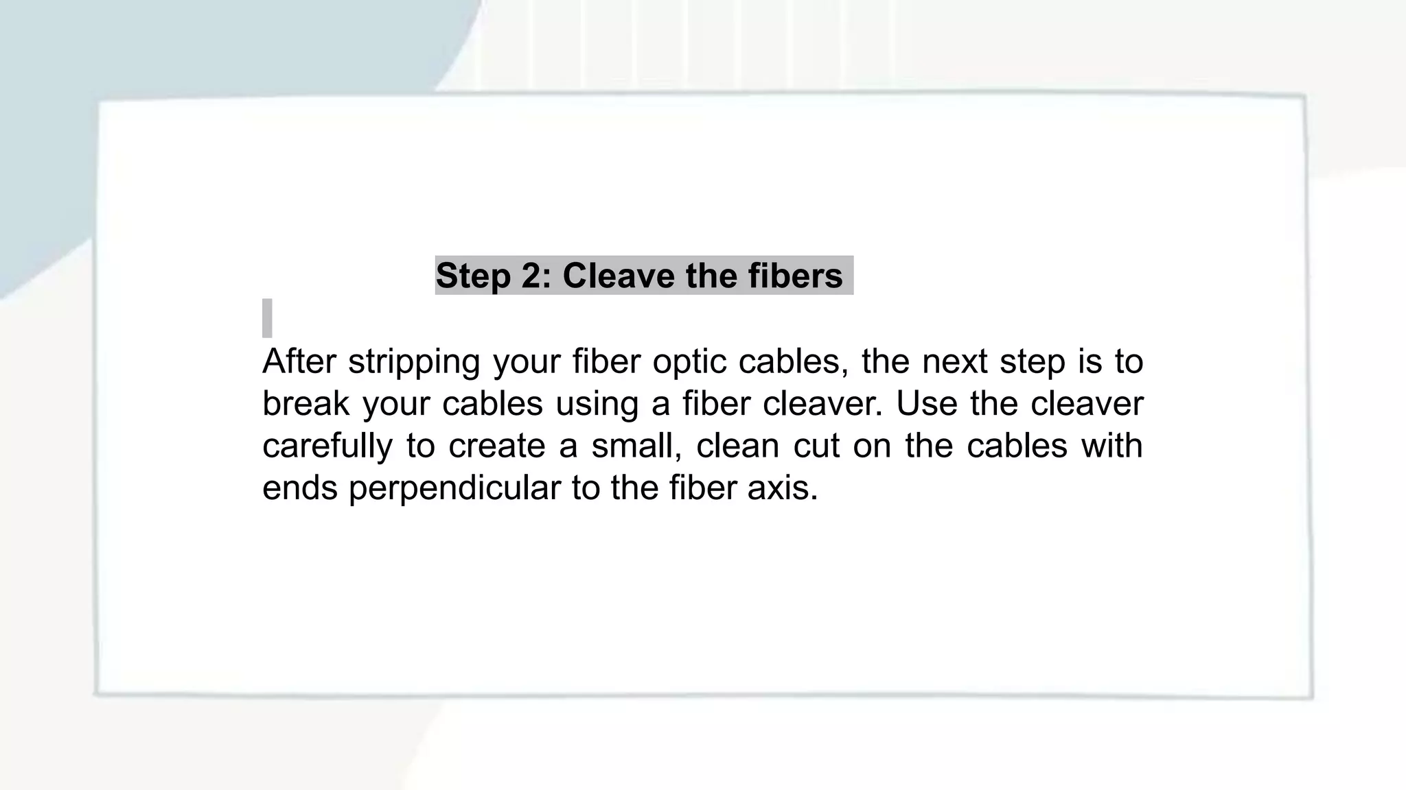 Fiber Optic | PPTX