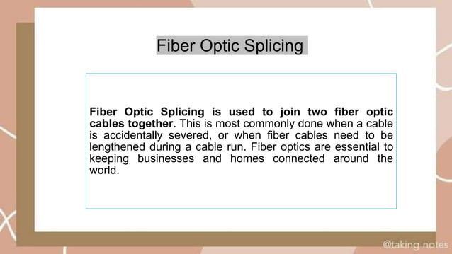 Fiber Optic | PPT