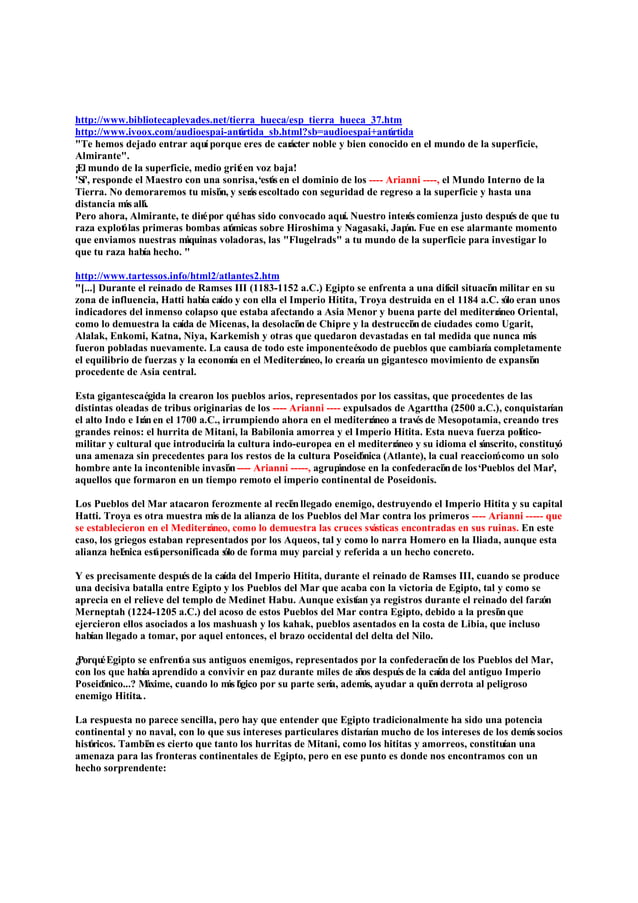 Arianni conexión atlante | PDF