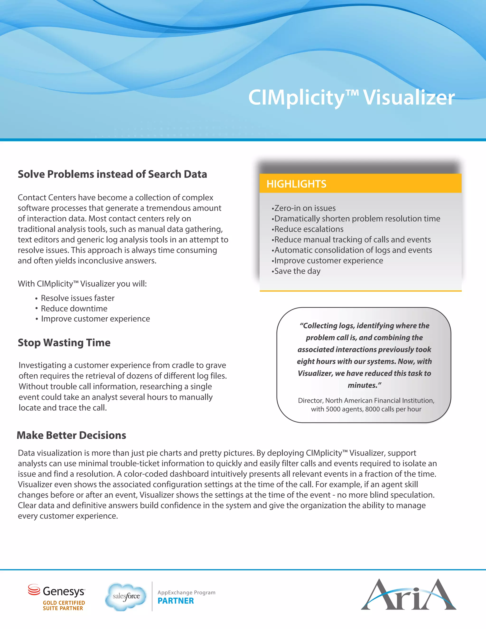 CIMplicity™ Visualizer | PDF